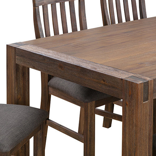 Solid Acacia Timber Nowra Dining Table In Multiple Size & Colour